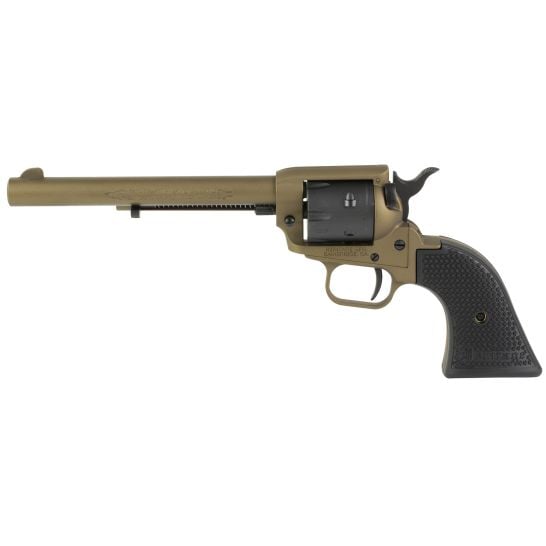 Heritage Rough Rider .22LR Revolver, 6.5" Barrel, Fixed Sights, Burnt ...