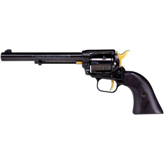 Heritage Rough Rider .22LR Revolver, 6.5" Barrel, Fixed Sights, Black ...