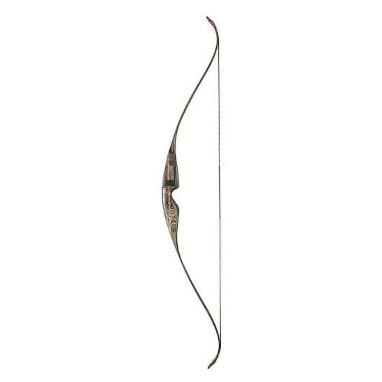 BearX Super Grizzly Recurve 58" Adult Traditional Bow, Shedua/Black ...