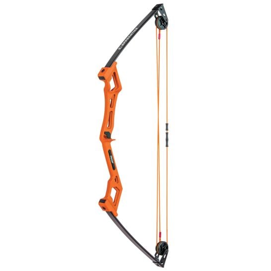 Bear Archery Apprentice 13.5LB RH Youth Compound Bow Set, Flo Orange ...