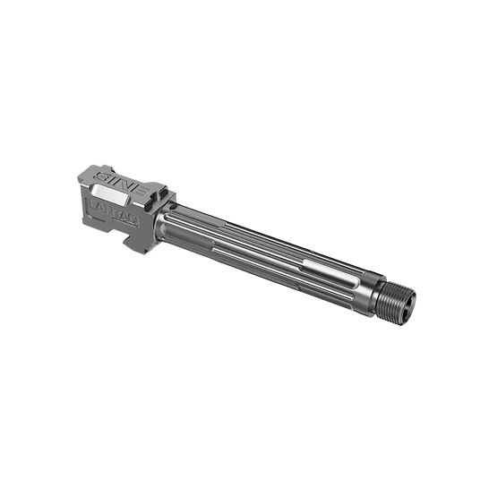 LanTac 9INE Barrel Fluted Threaded 1/2-28 for Glock 17 - 01GBG17THSS ...