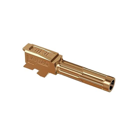 LanTac USA LLC 9INE Barrel, Fluted, Fits Glock 43/43x, TiN Finish ...