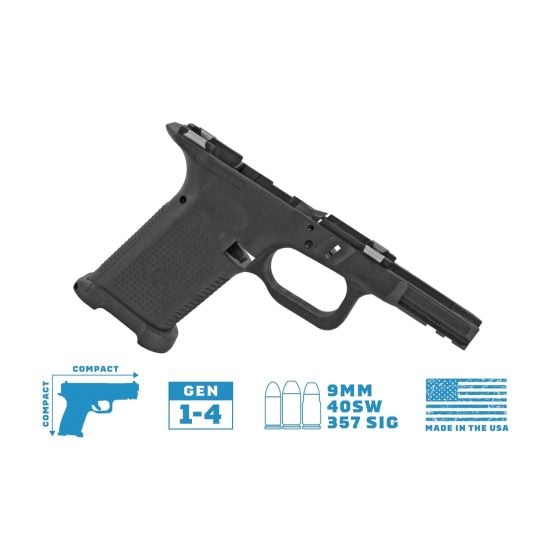 Lone Wolf TWC Compact/Compact Textured Frame Bare Fits Glock Gen 3-4 ...