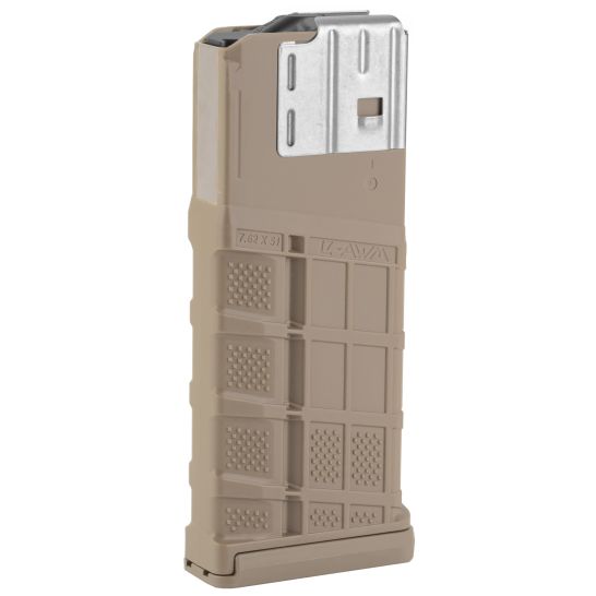 Lancer AR Rifles 25 Round Flat Dark Earth Magazine, .308 Win - L725FDE ...