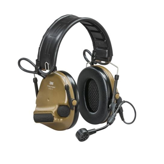 3M Peltor ComTac VI 20/23 dB NIB Hearing Defender Headset, Coyote Brown ...