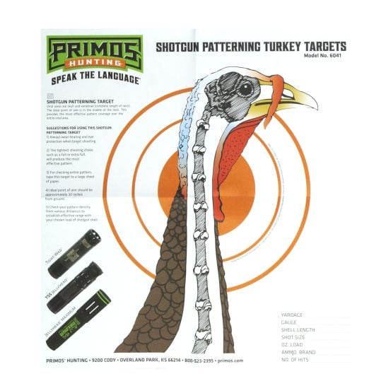 Primos Turkey Target, 12 Targets, Poly Bag - 6041 | Palmetto State Armory