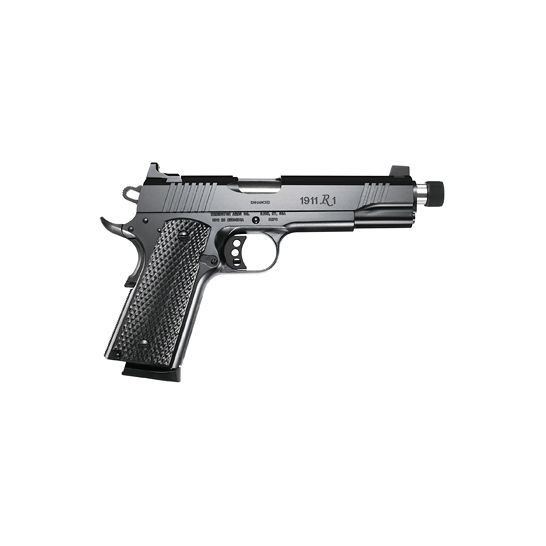 Remington .45 ACP 1911 Pistol, 5.5" Barrel, Tall 2-Dot Sights, Black ...