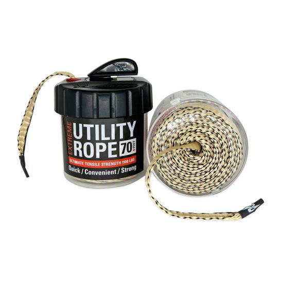 Rapid Rope Mini Canister Tan, Rope In a Can, 70 Feet, Rated for 1100lb ...