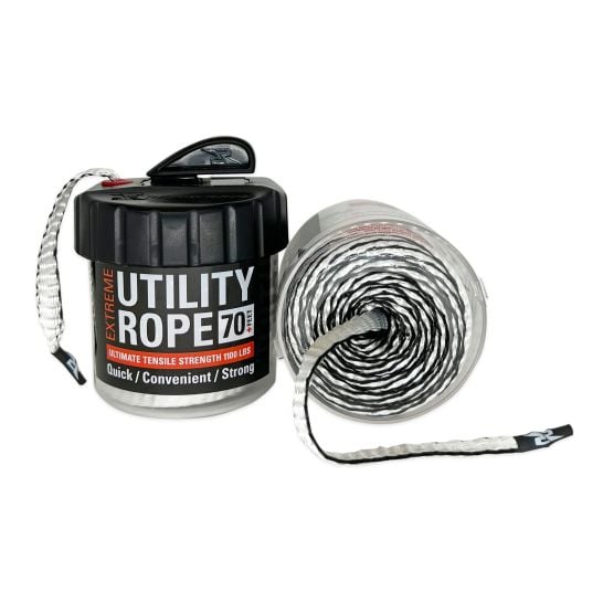 Rapid Rope Mini Canister White, Rope In a Can, 70 Feet, Rated for ...