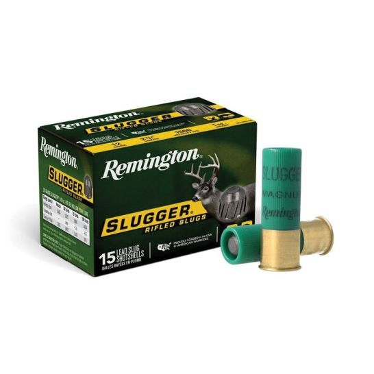 Remington Slugger 12 Gauge Lead Rifled Slug, 438 gr 15rds | Palmetto ...