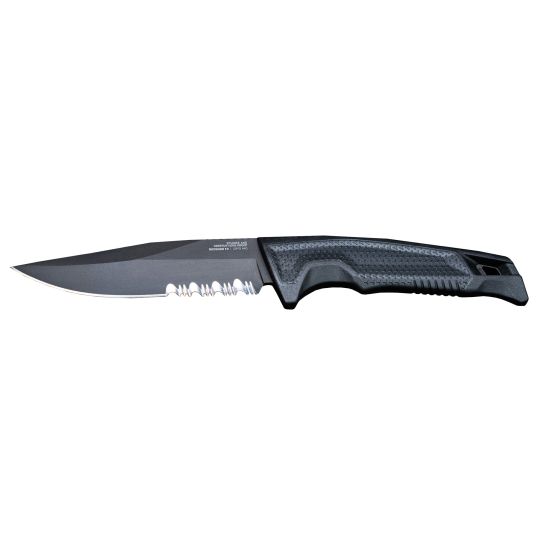 SOG Knives Recondo 4.6" Clip Point Fixed Blade Knife, Black ...
