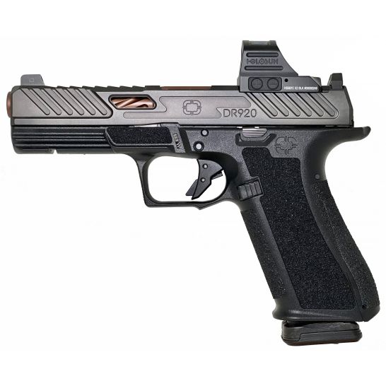 Shadow Systems DR920 9mm Pistol, 4.5" Barrel, Front Night Sights, Black ...