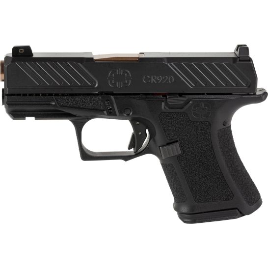 Shadow Systems CR920 9mm Pistol, 3.4" Barrel, Front Night Sights, Black - SS4001 | Palmetto ...