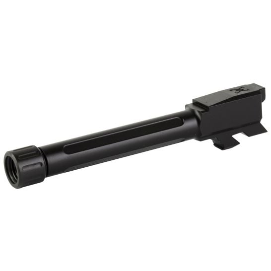 True Precision Barrel, 9mm, Black, Thread Protector, Threaded, Glock 48 ...