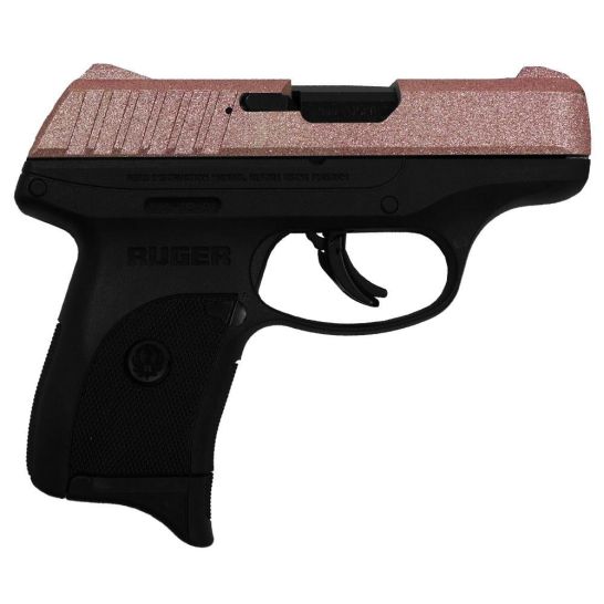 Ruger EC9s Rose Gold Glitter 9mm 3.12" 7rds, Black | Palmetto State Armory