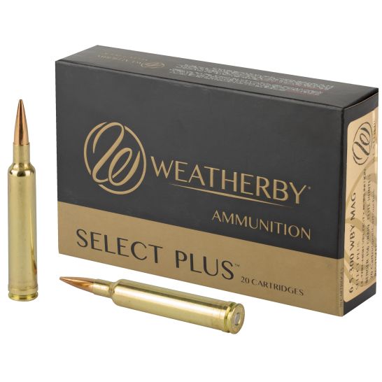 Weatherby Select Plus 6.5-300 Weatherby Mag Ammunition, 20 Rounds BTHP ...