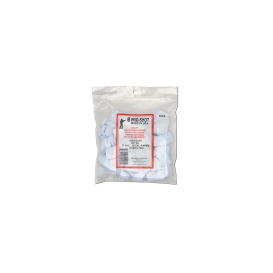 PRO-SHOT 7mm-.38CAL./6mm Benchrest 1000ct Patches | Palmetto State Armory
