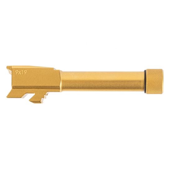 PSA Micro Dagger Barrel - Threaded W/Thread Protector, Gold TiN ...