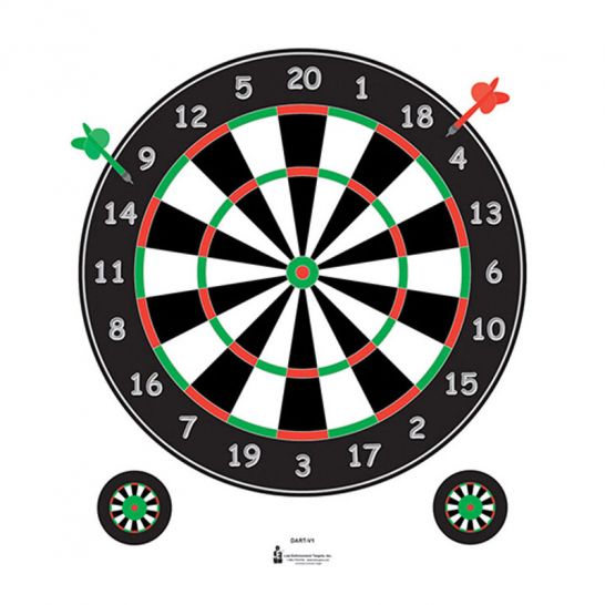 Action Target Dart Board Target Pack of 100 | Palmetto State Armory