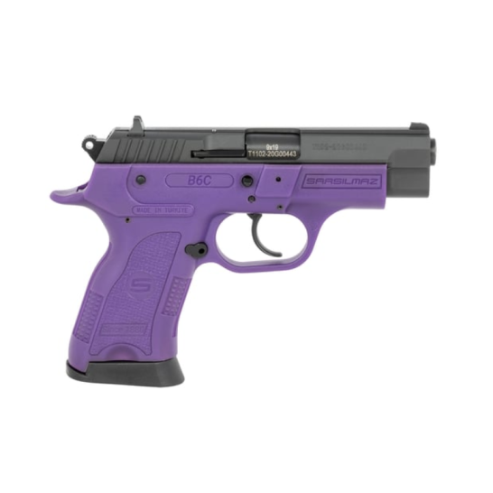 Sar USA B6C Compact 3.8" 9mm 13rd Pistol, Violet / Black - B6C9VT | Palmetto State Armory