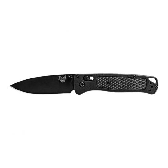 Benchmade Bugout Serrated Drop-Point Folding Knife | Black | Palmetto ...
