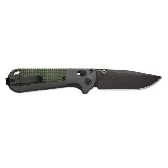 Benchmade Redoubt 3.55" Drop Point Folding Knife | Black | Palmetto ...