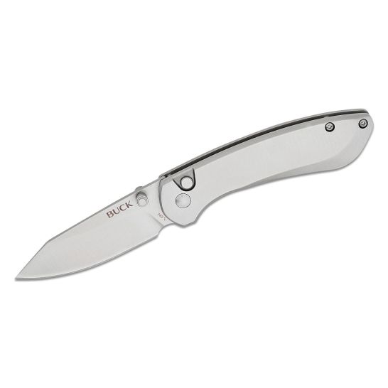 Buck Mini Sovereign Folding Clip Point Knife, Stainless - 0743SSS-C ...