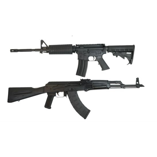 PSA 5.56 M4 Classic AR-15 & PSA AK-47 GF3 Classic Polymer Rifle With ...