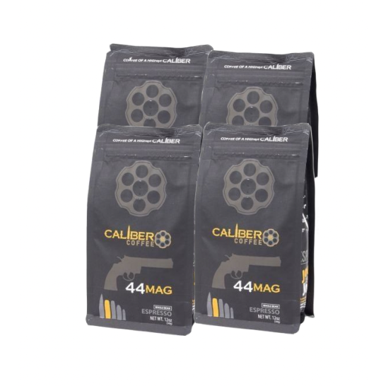 Caliber Coffee .44 Mag Espresso Roast, 12oz bag, Whole Bean, 3lbs ...