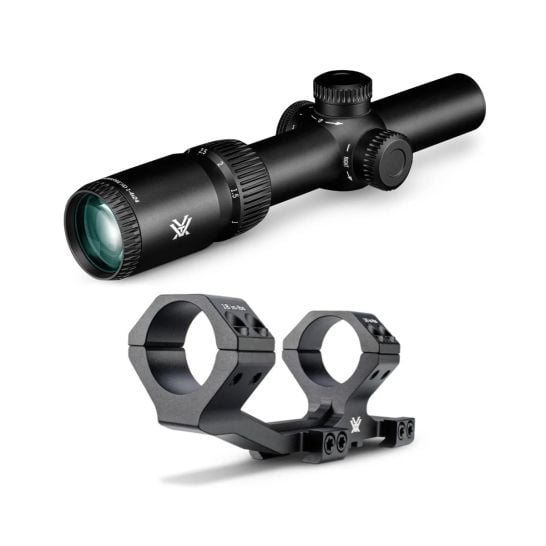 Vortex Crossfire HD 1-4x24mm SFP HD Riflescope & Vortex Cantilever ...
