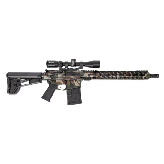 PSA Custom 16" Mid-length .308 WIN 1/10 Nitride 15" LtWt Mlok Rifle, 3. ...