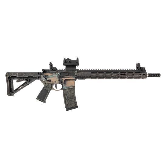 PSA Custom 16" SS 5.56 Nato Rifle W/ PSA Custom Flatbow FCG, Romoeo 7s ...