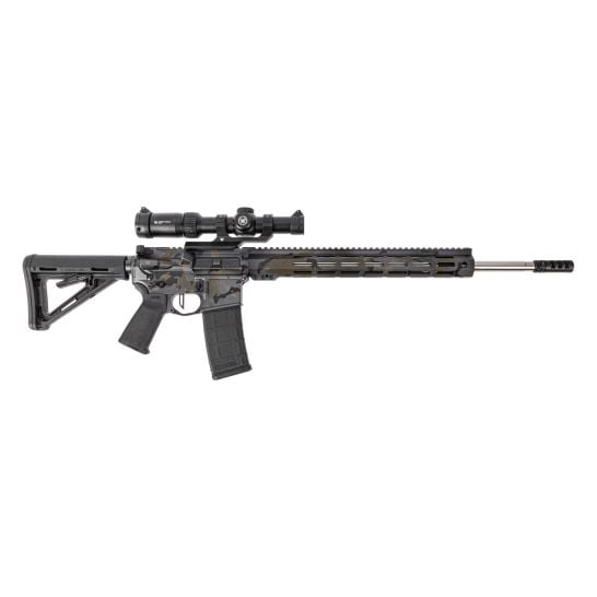 PSA Custom 20" Rifle 5.56 NATO 1/7 SS 15" Hex Rail W/ PSA Custom Flat ...