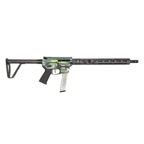 PSA Custom PX9 16" Nitride Rifle W/ Carbon Fiber Handguard and Stock ...