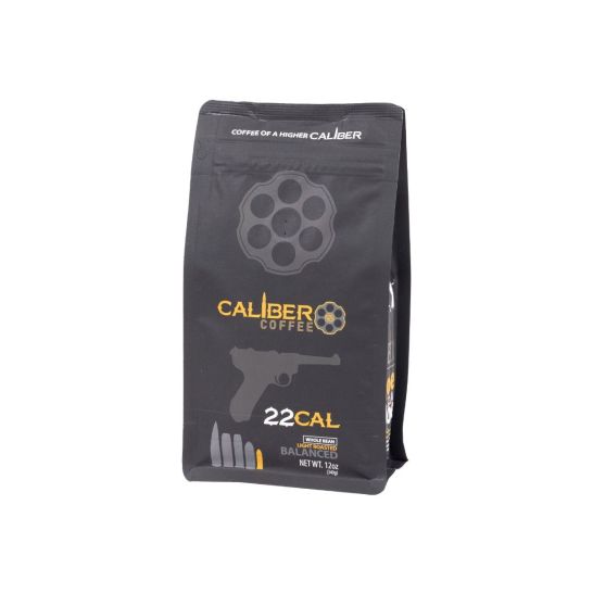 Caliber Coffee .22 Cal Light Roast, 12oz bag, Whole Bean, 3lbs Bundle ...