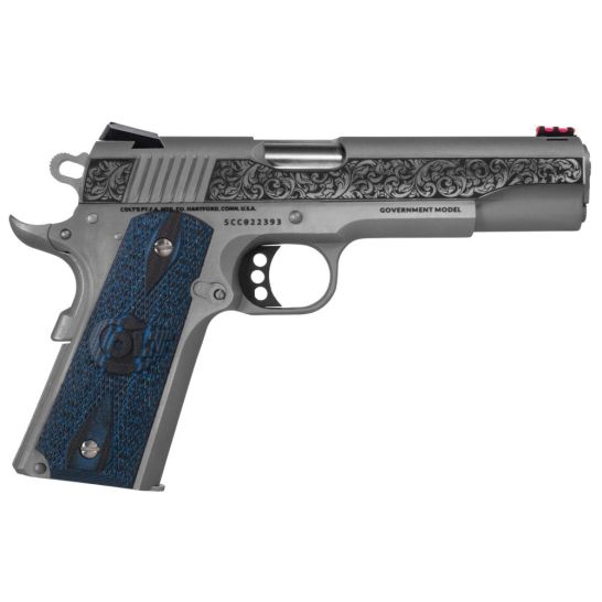 Colt Competition Filigree .45 ACP 5" 9rds, Stainless | Palmetto State ...