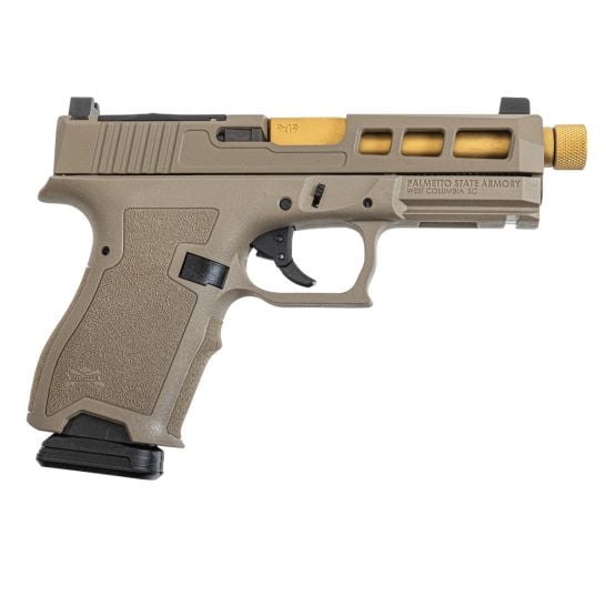 BLEM PSA Dagger Compact 9mm Pistol With SW1 RMR Slide & Gold Threaded ...