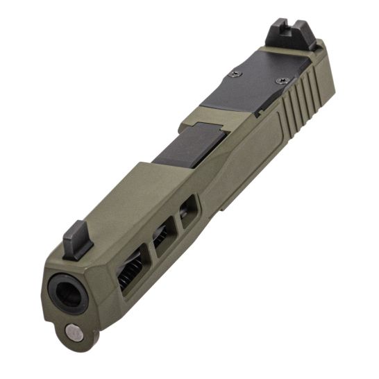 PSA Dagger Complete SW1 RMR Slide Assembly W/Non-Threaded Spiral Fluted ...