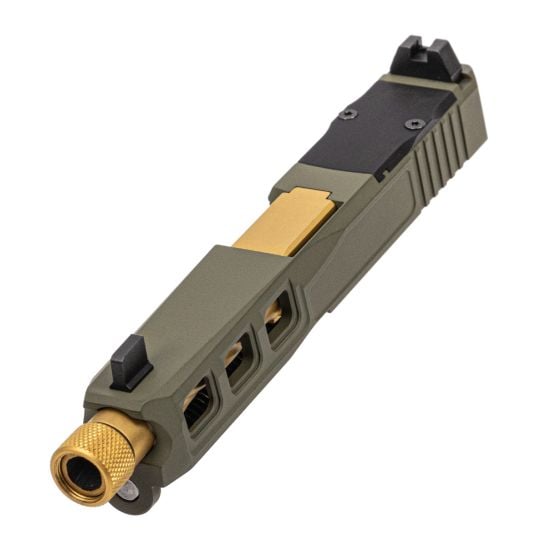 PSA Dagger Complete SW3 RMR Slide Assembly W/TiN Threaded Spiral Fluted ...