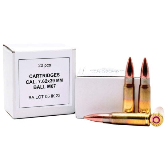 Igman M67 Ball 7.62x39mm 123 gr FMJ 20rds | Palmetto State Armory