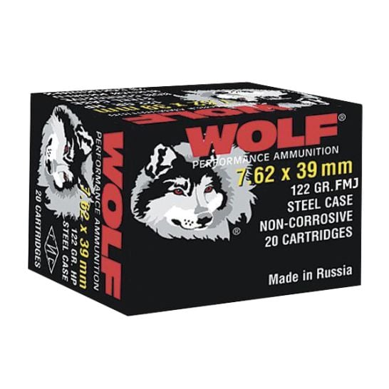 Wolf Polyformance 7.62x39mm 123 gr FMJ 20rds | Palmetto State Armory