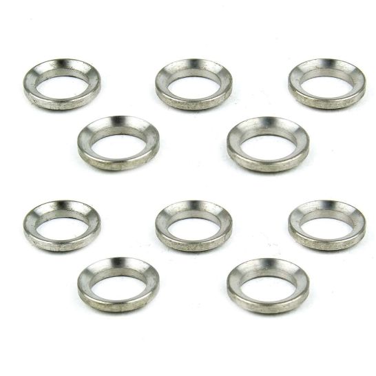 TacFire 10-Piece Muzzle Brake Crush Washer, Silver | Palmetto State Armory