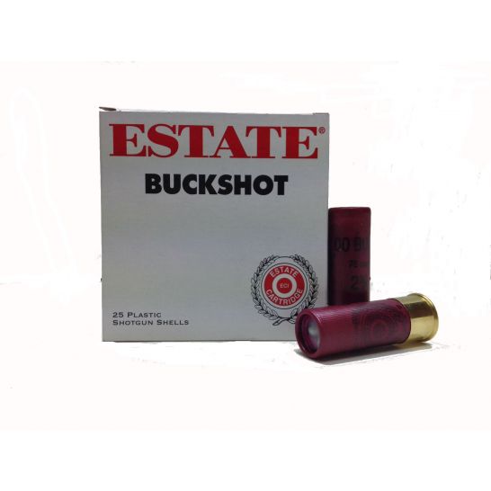 Estate 12ga 2.75" 00 Buck Shotshells 25rds - I127N 00 | Palmetto State ...