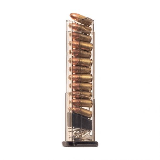 ETS S&W Shield 12 Round 9mm Magazine | Translucent | Palmetto State Armory