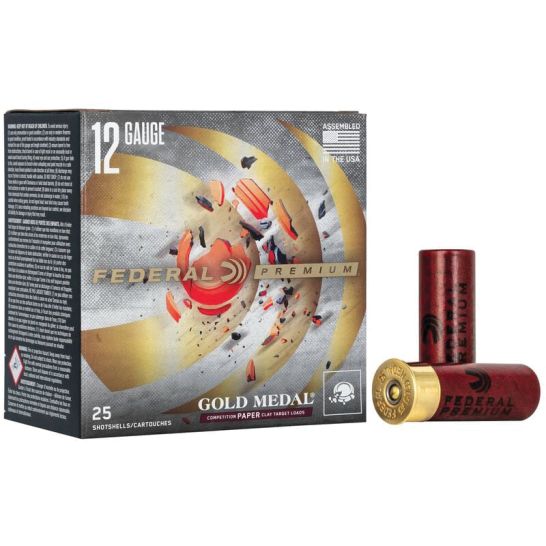 Federal Gold Medal 12 Gauge 2-3/4" #8 1 Ounce 25rds | Palmetto State Armory