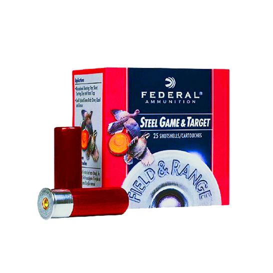 Federal 12ga 2.75" 1oz 7 Field & Range"Steel Shotshell Ammunition 25rds ...