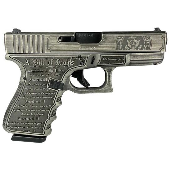 Glock G19 Gen3 9mm Pistol Trump 2024 4" 15rd PI19502T24 | Palmetto ...