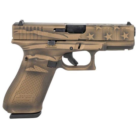 Glock G45 9mm Pistol 4.02" 17rd Burnt Bronze Flag | Palmetto State Armory