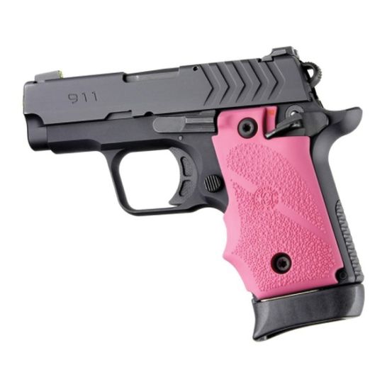 Hogue Grip Fits Springfield Armory 911, Pink | Palmetto State Armory