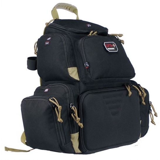 GPS Handgunner Backpack - Black/Tan - GPS-1711BPBT | Palmetto State Armory